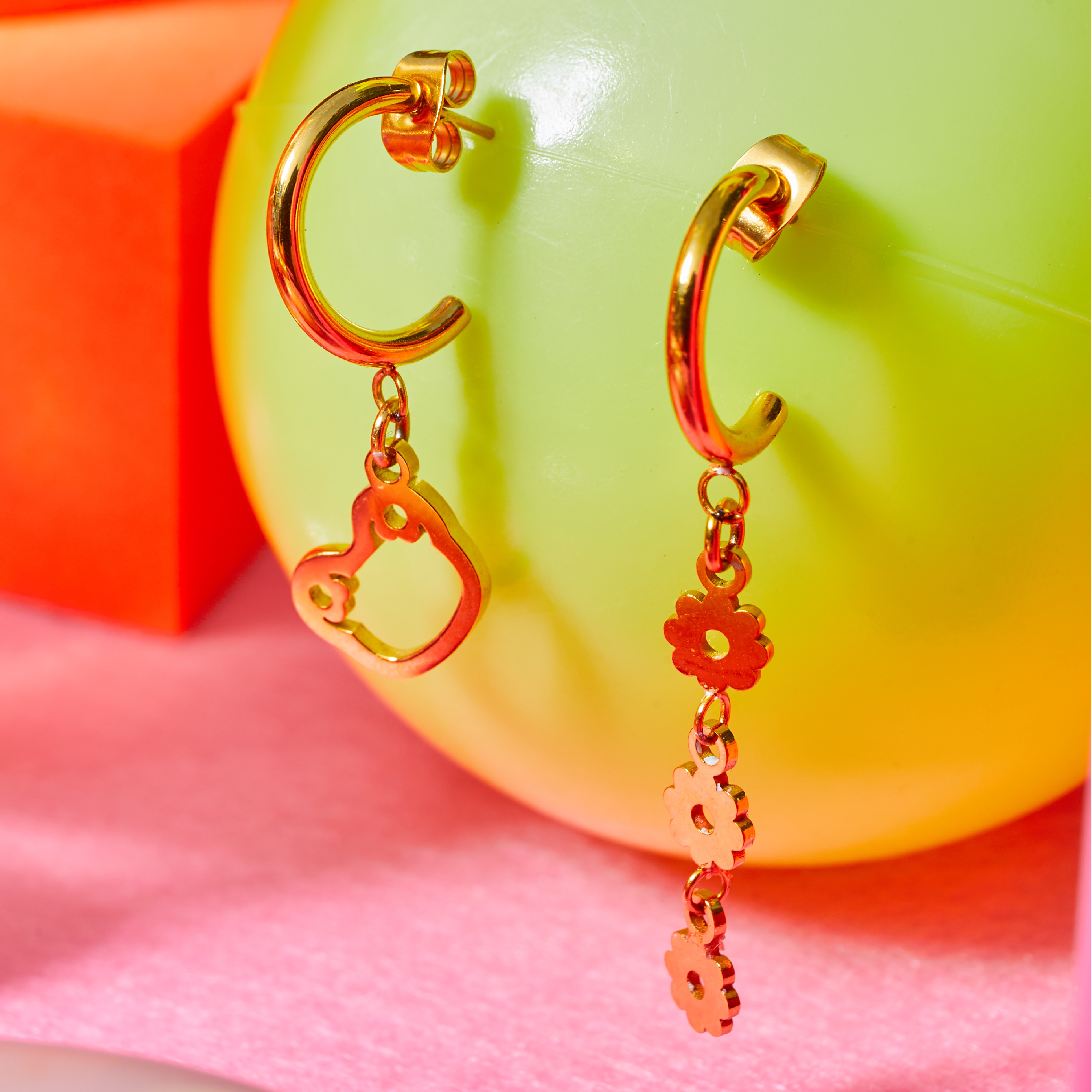 Valichain - Chopluem Bear x Daisy Earring - Valichain - ThaiPick