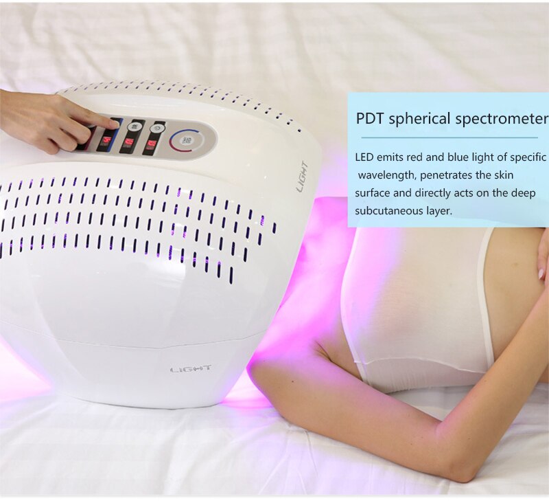 7 สี LED PDT LED Photon Light Therapy Facial Body Beauty SPA PDT หน้ากากกระชับผิว Rejuvenation ...