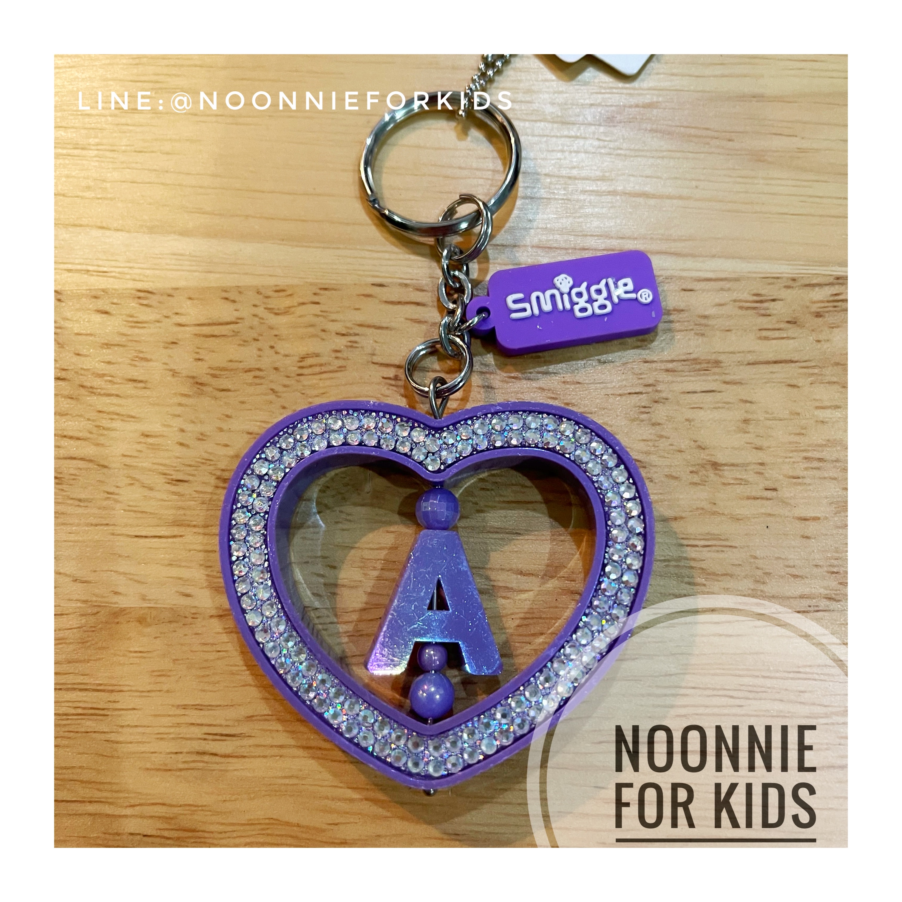 พวงกุญแจตัวอักษร Smiggle Scented Alphabet Keyrings ตัว A กลิ่นหอม ...