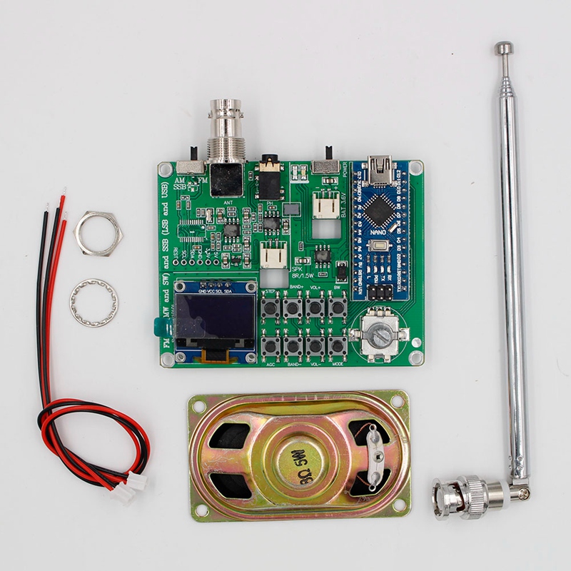 SI4732 All Band Radio FM AM (MW and SW) SSB with Speaker Battery - Car ...