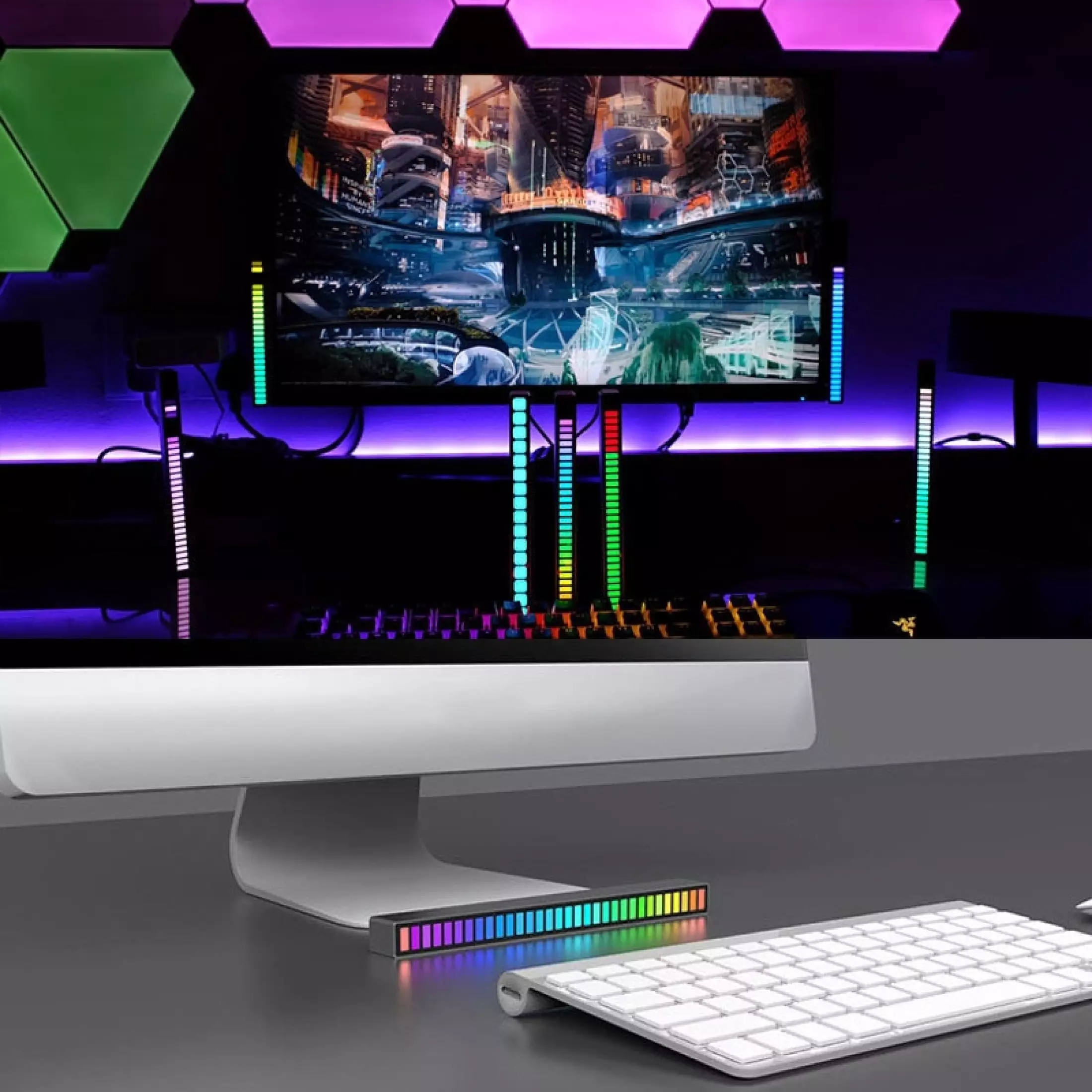 XShine led light bar changes color according to music Color-changing ...