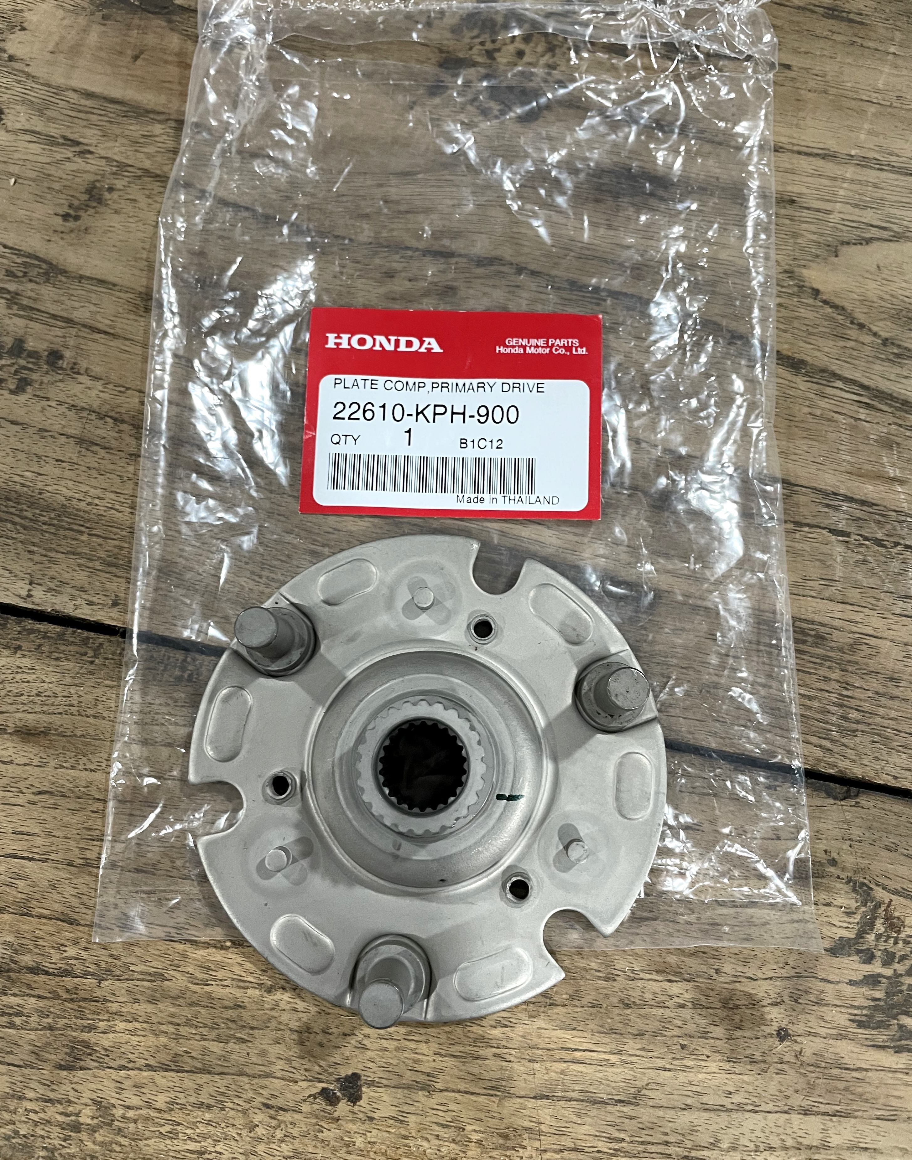 22610-KPH-900 จานคลัชก้อน,ต้นกำลังขับตัวนอก(หลักคลัช) (แท้ศูนย์) เวฟ125 ...