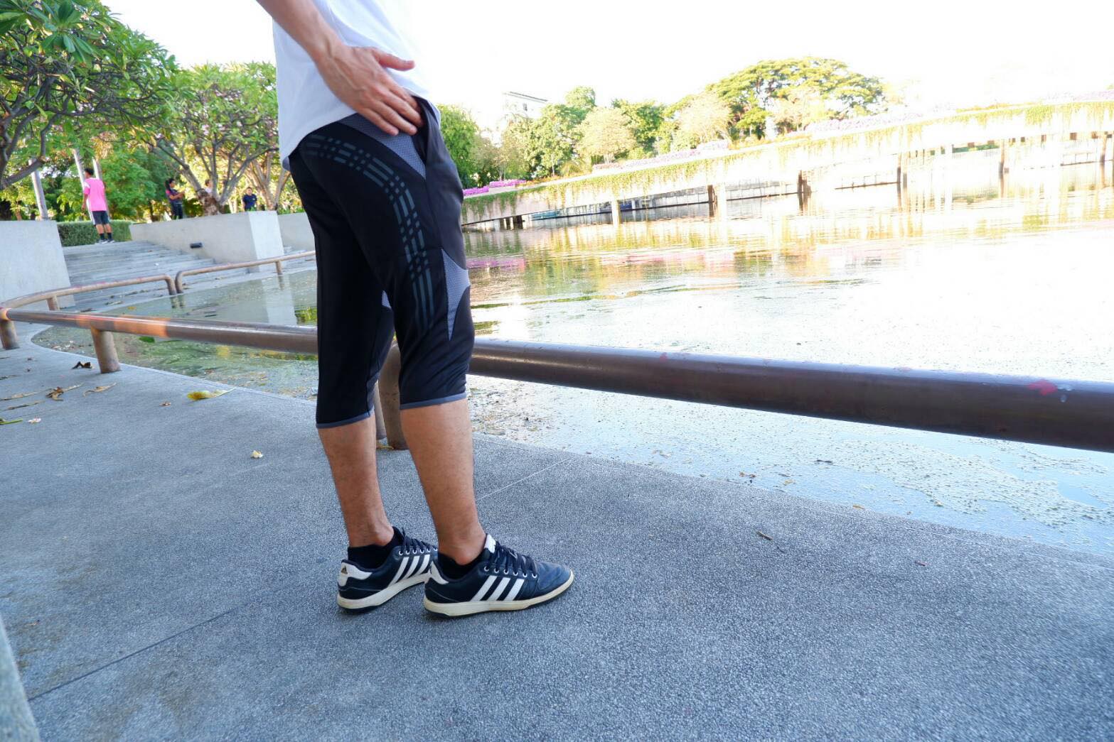 Men's sport short pants กางเกงกีฬาขาสามส่วนชายกางเกงออกกำลังกายลายสวย ...