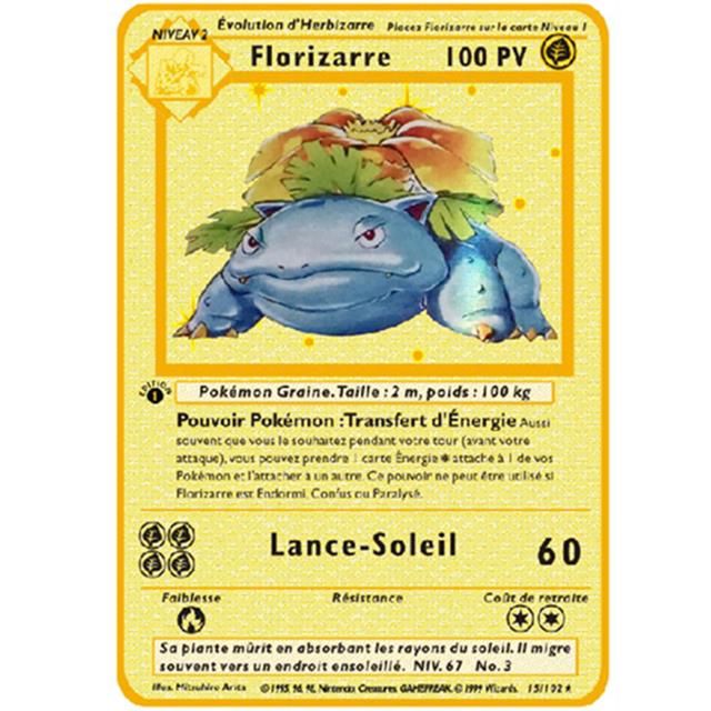 Pv French Pokemons Card Anime V Vmax Mewtwo Dracaufeu Tortank Game ...