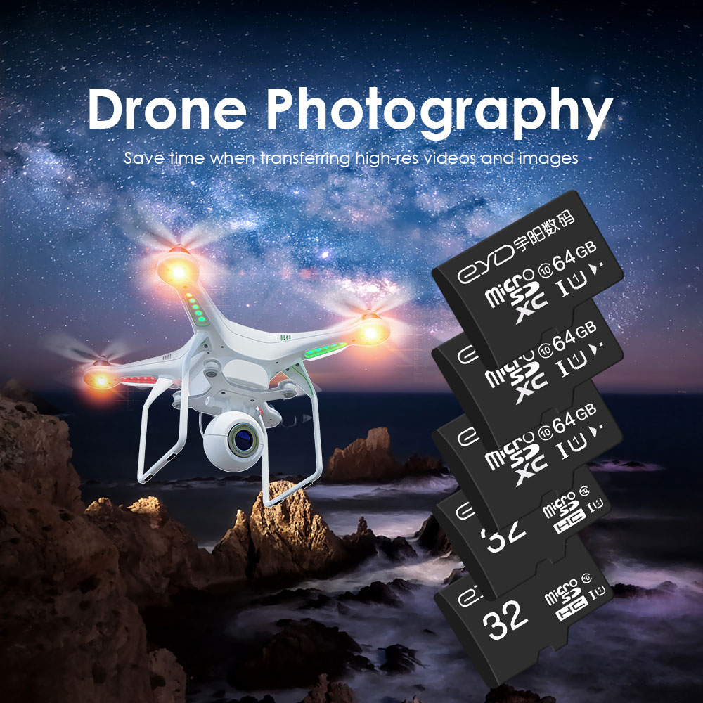 Gloryfit 64GB เมมโมรี่การ์ด micro sd card Extreme SDXC SDXV2 64GB V30 ...