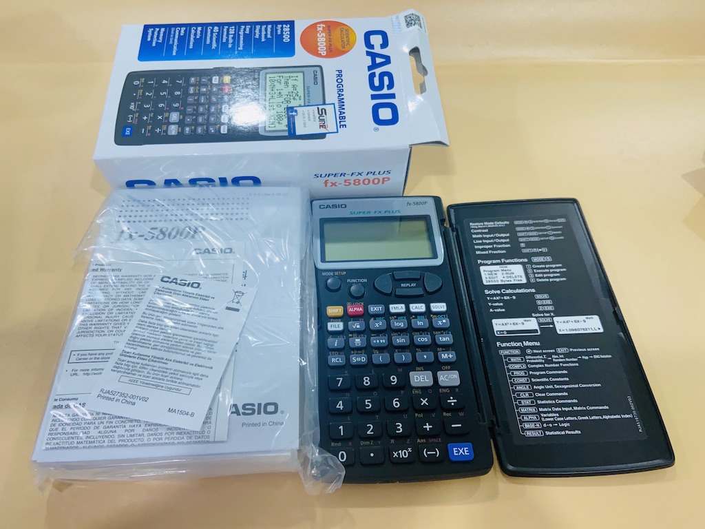 Casio เครื่องคิดเลขวิทยาศาสตร์ รุ่น FX-5800P ใหม่ แท้ ประกันศูนย์ 2 ปี ...