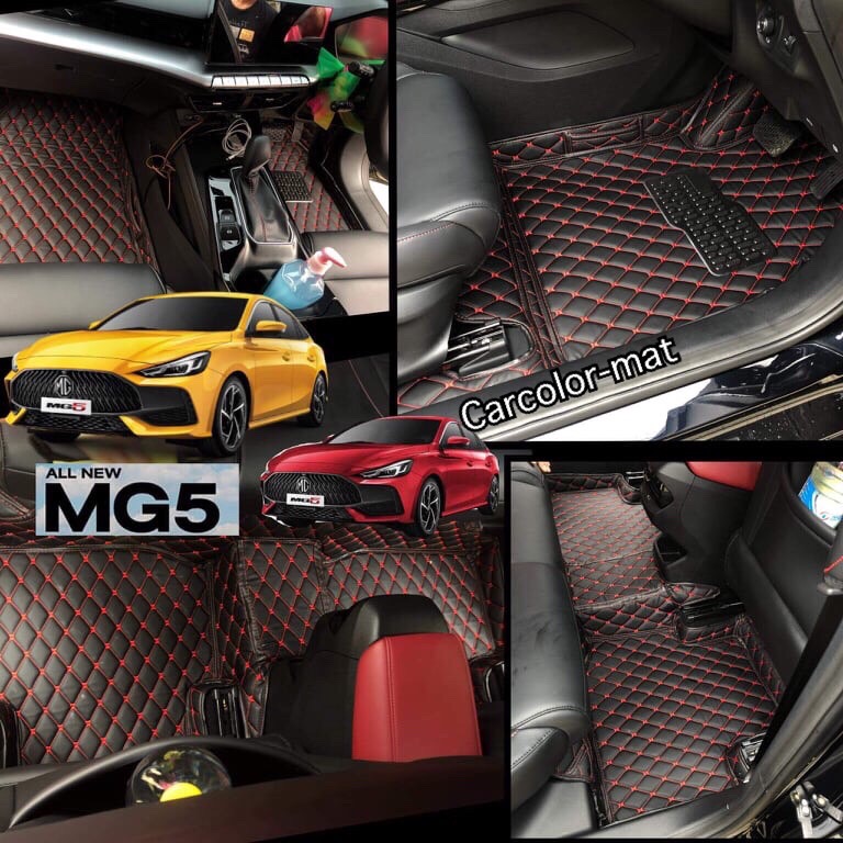 All New MG5 พรมปูพื้นรถยนต์ 6D เข้ารูปตรงรุ่น ปิดเต็ม (พร้อมส่ง แถม 3!!!) - carcolormat - ThaiPick