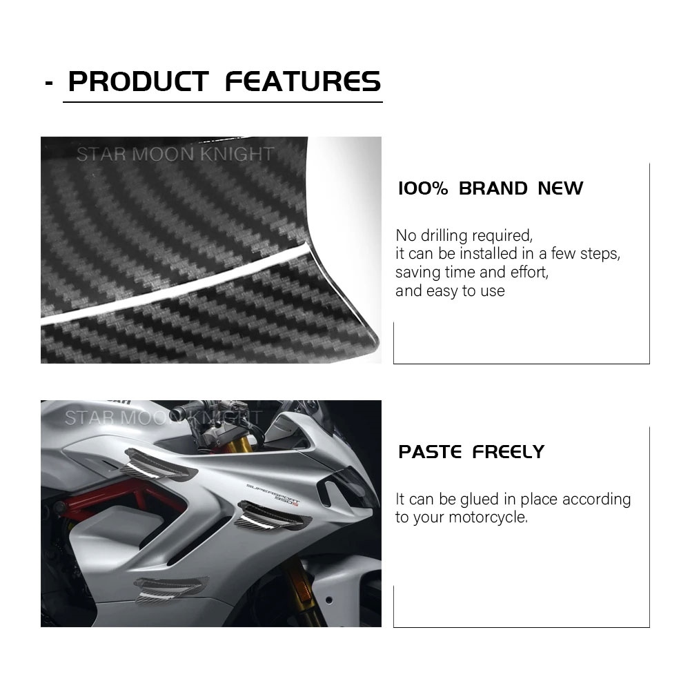 Winglet Aerodynamic Wing Kit Spoiler For Yamaha YZF R1 R1M R7 R6 R3 ...