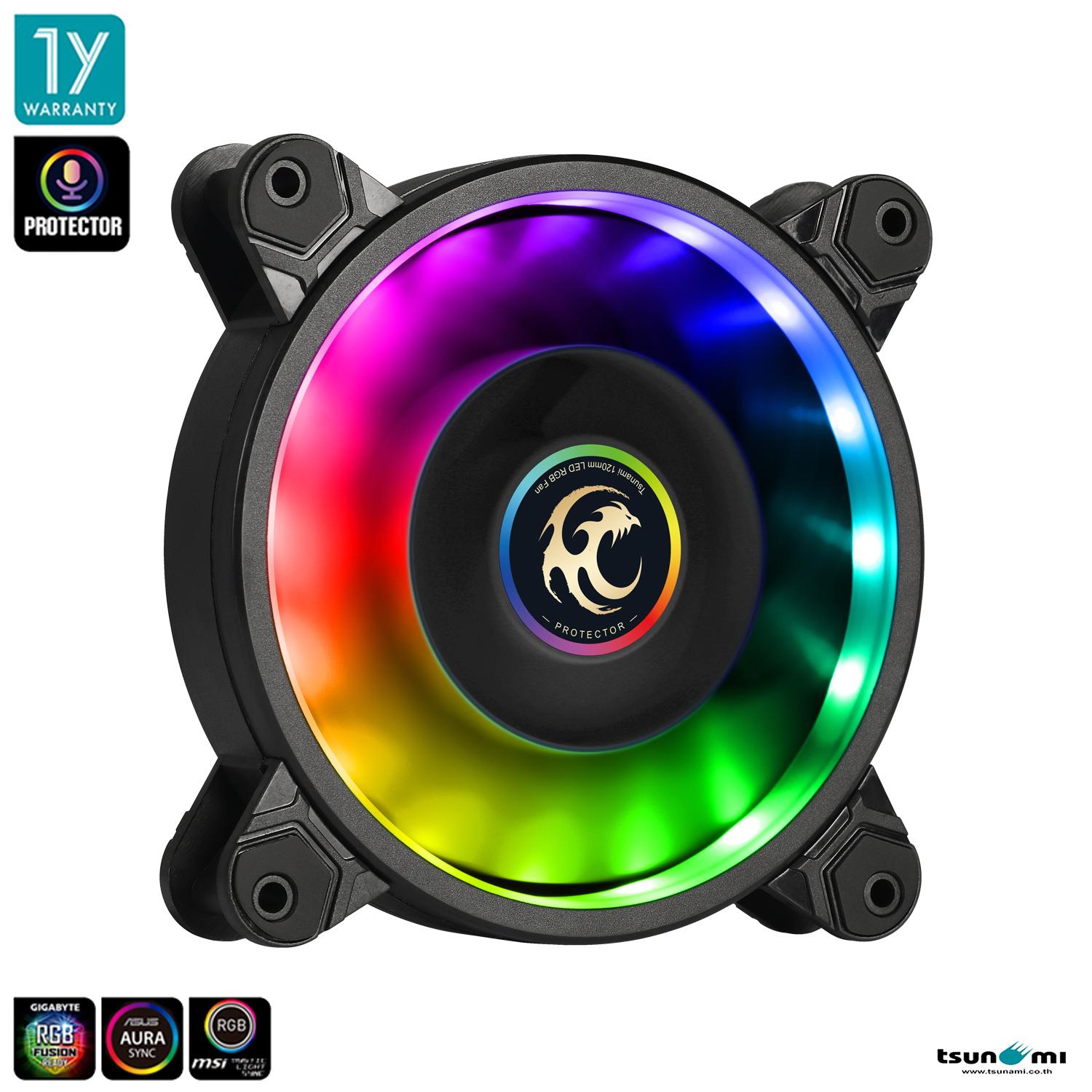 (Additional Package) Tsunami Protector 1263 (ARGB Ready)BLACK 12CM ...