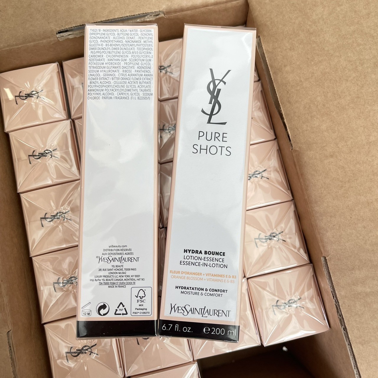 น้ำตบ YSL Pure Shots Hydra Bounce Essence-In-Lotion โลชั่นน้ำตบมี 2 ...