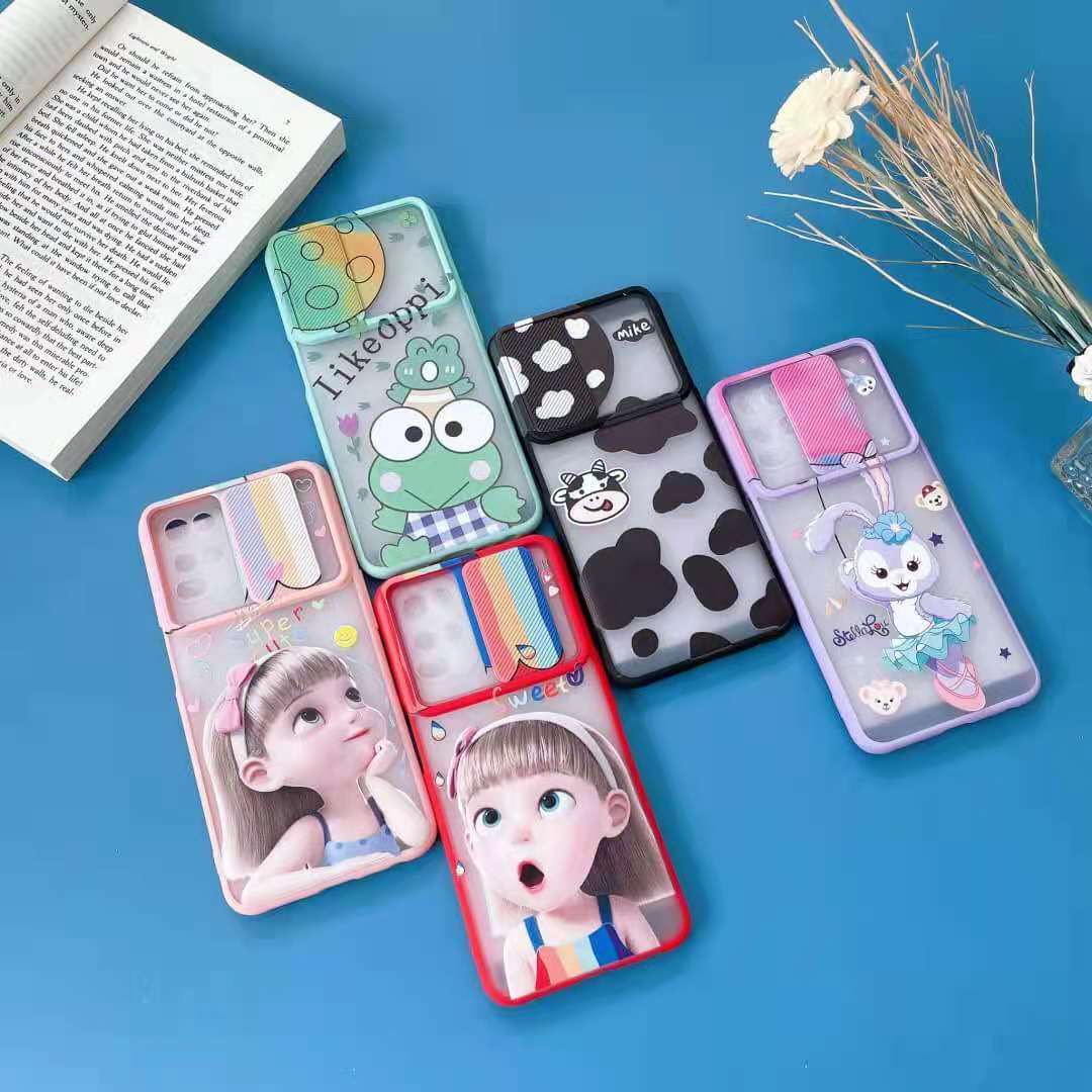 01 เคสใส ปิดกล้อง ไอโฟน 11 ลายการ์ตูน IPHONE6 i7 i8 6plus 6splus 7plus ...