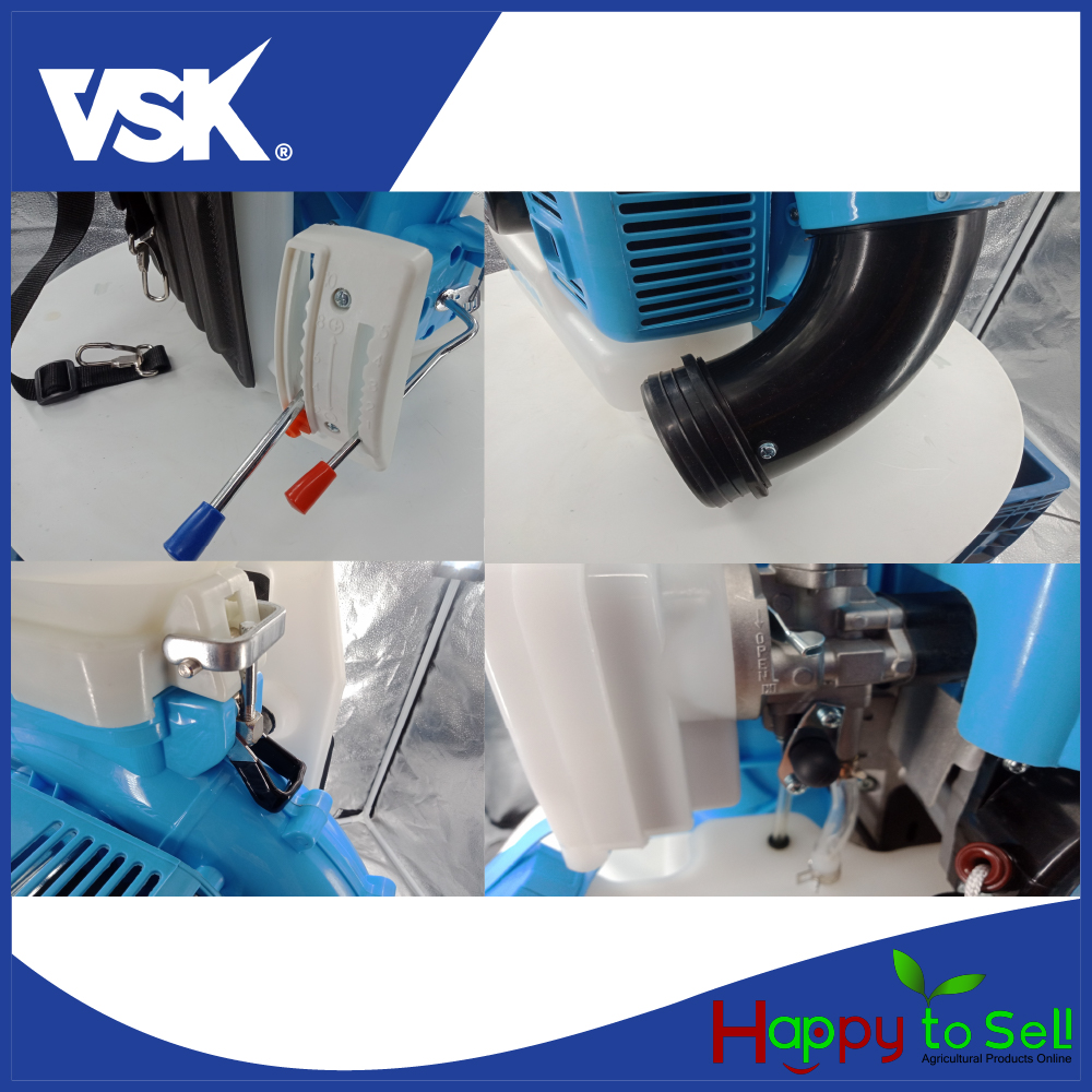 VSK 3F30 เครื่องพ่นปุ๋ย เครื่องพ่นลม (รุ่น 5 แรง) ขนาด 30 ลิตร (ลิ้นสแตนเลส) (รางพลาสติก ...