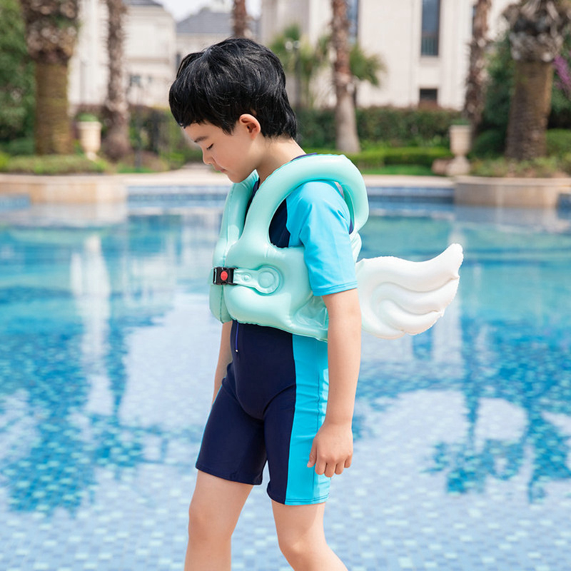 Angel Wings Kids Floats Foam Safety Life Jacket Sleeves Armlets Swim ...