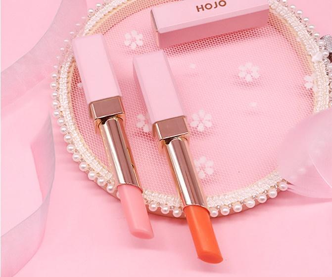 (ของแท้/พร้อมส่ง) hojo color cherry lip balm ลิปบาล์ม ลิปสติก สไตล์ ...