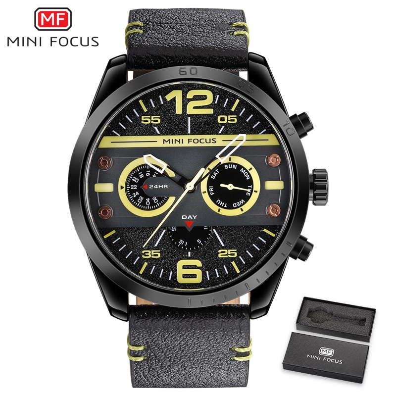 MINIFOCUS MINI FOCUS MF0068G สุดหรูนาฬิกาข้อมือมียี่ห้อสำหรับ Man ...