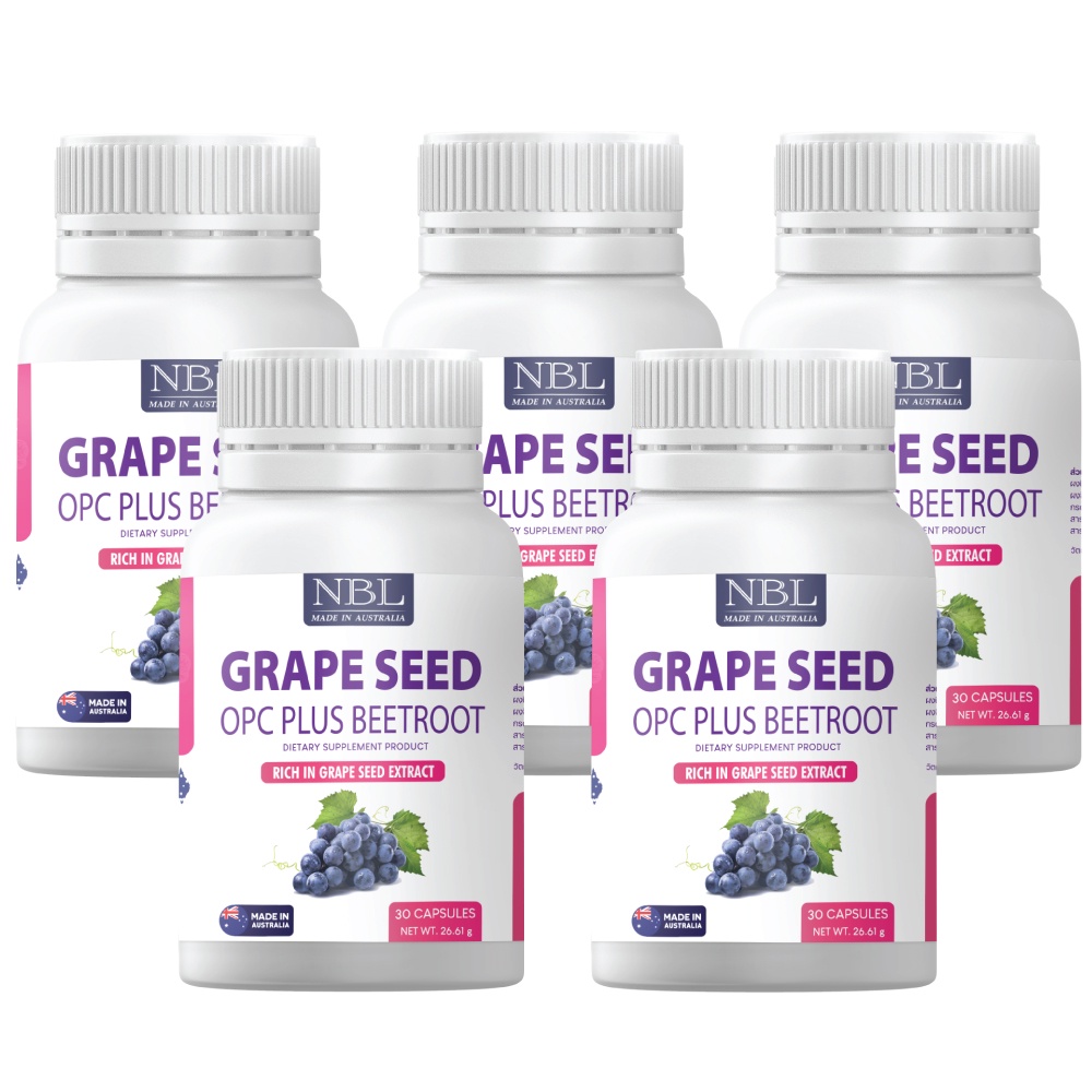 NBL Grape Seed OPC Plus Beetroot (30 Capsules) - เกรป ซีด โอพีซีพลัส ...