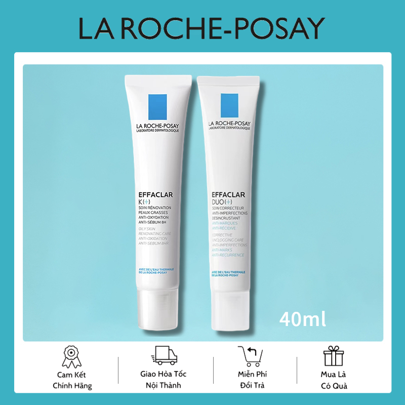 100ของแทLa Roche Posay EFFACLAR K 40 mlLa Roche Posay EFFACLAR Duo 40 ml ครีมลดสิว มอยเจอร์ไร ...