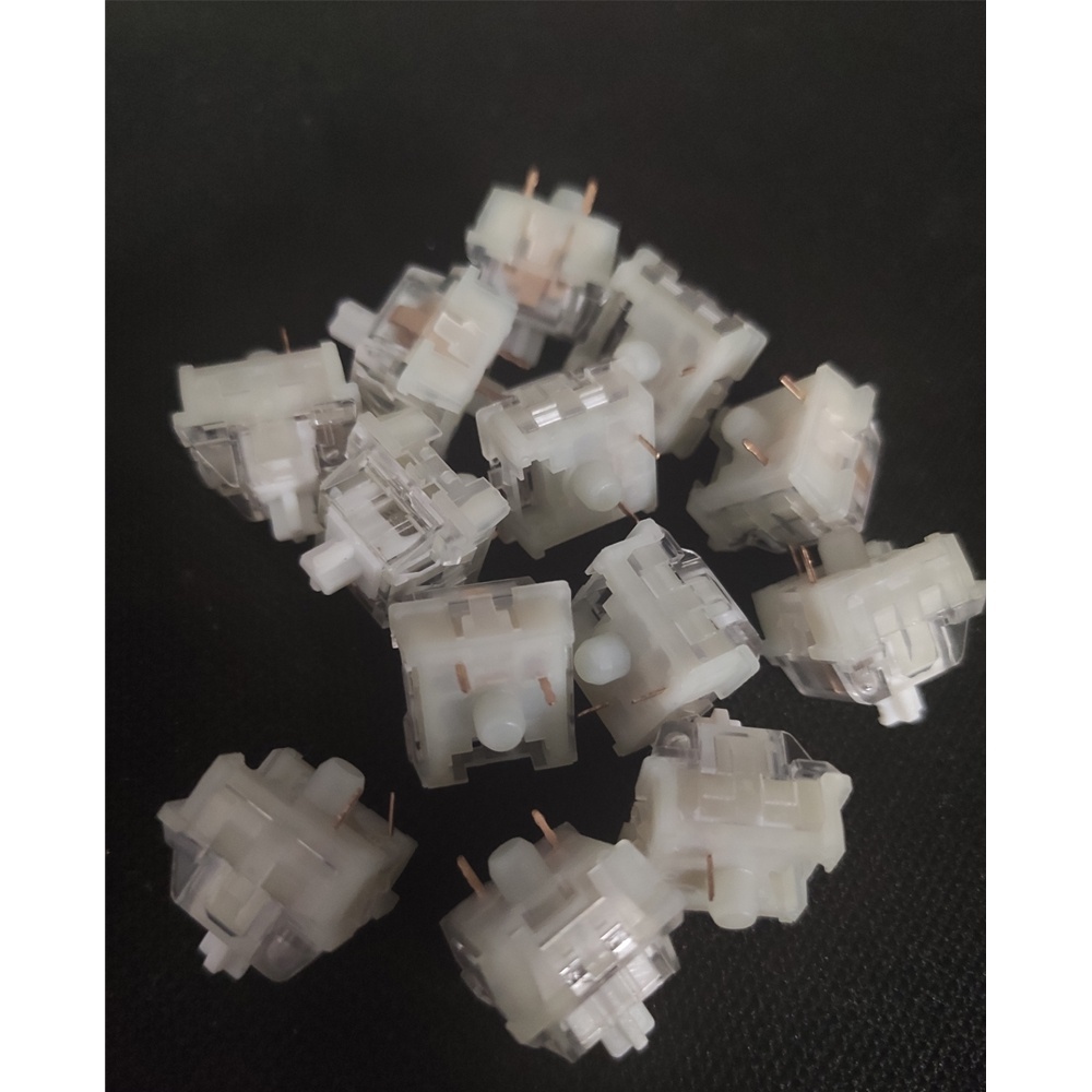 【In Stock】KTT Kang White Linear Switches (10/30-Pack) (Stock/Lubed) KTT ...