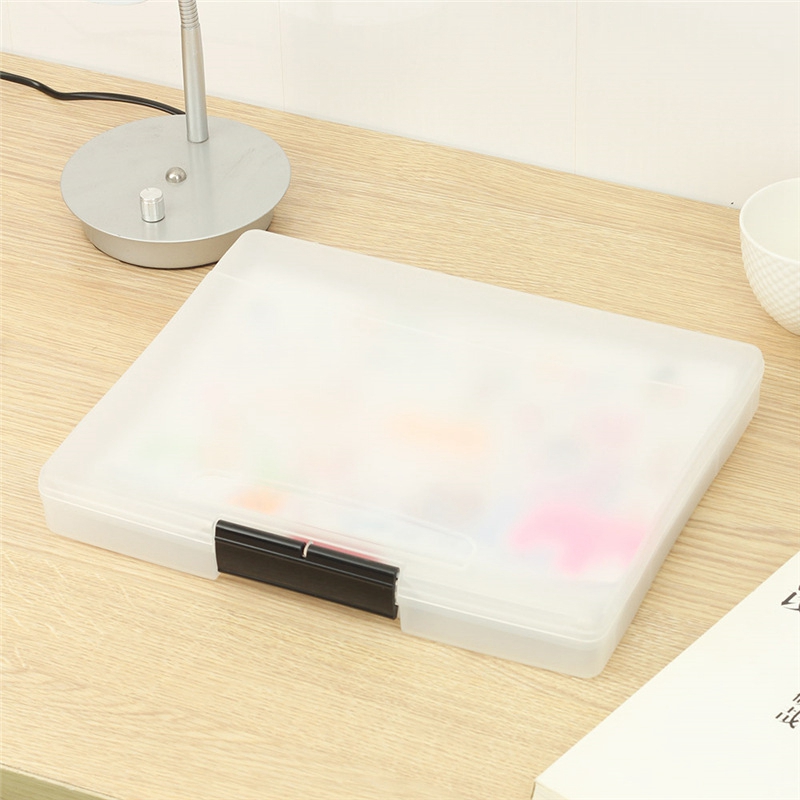 A4 Storage Box Portable Filing Products Plastic Document Paper Filing ...