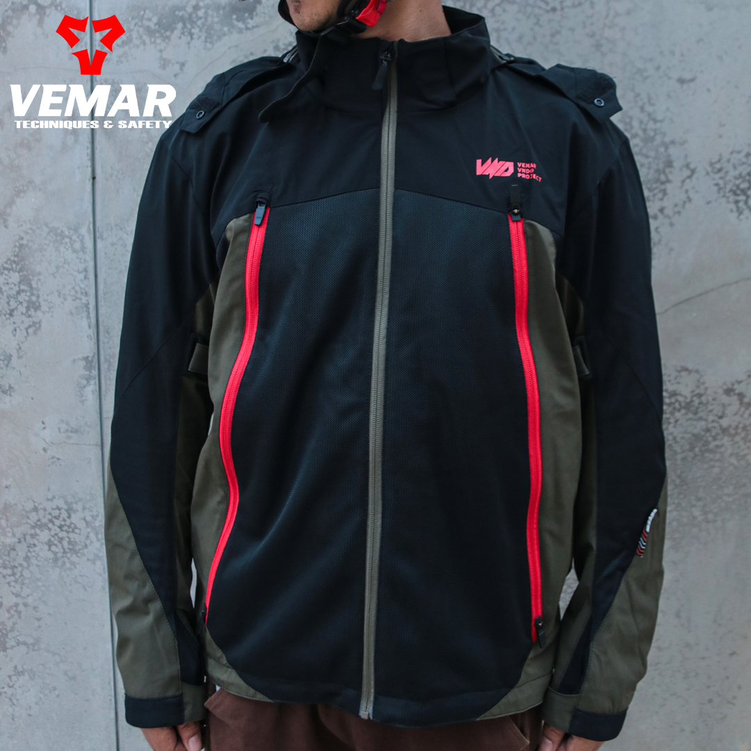 เสื้อการ์ด VEMAR JACKET A-02 ไม่ร้อน ระบายอากาศได้ดี การ์ด 5 จุด ไหล่ ...