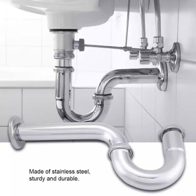 DONMARK ท่อน้ำทิ้งสแตนเลส P-trap รุ่น PN-25 / PN-35 - DPSUKAPAN - ThaiPick