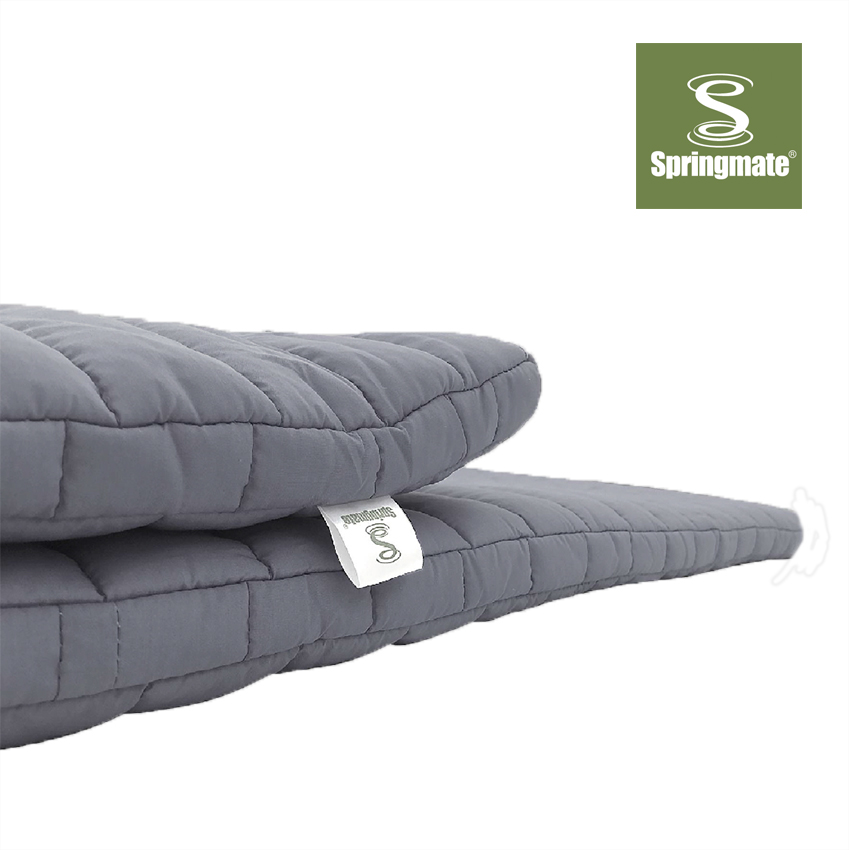 Springmate ที่นอนปิกนิกยางพาราธรรมชาติ ขนาด 3 ฟุต [คลาสสิค เกรย์ (สีเทาเข้ม)] - Springmate ...