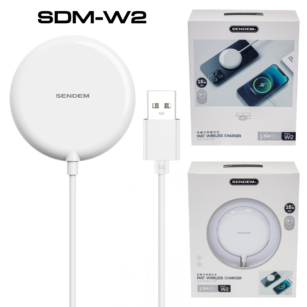 Wireless Charger SENDEM W2 แท่นชาร์จไร้สาย ชาร์จเร็ว ชาร์จดี ชาร์จตอน ...