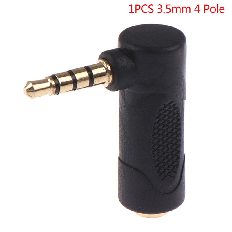 Panda 3.5MM Male To Female L Shape Adapter Audio Microphone Jack Stereo ...
