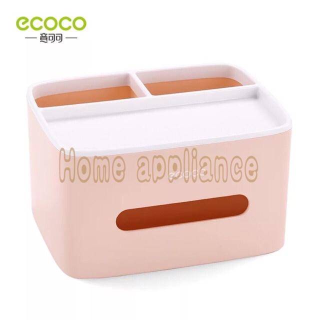 ecoco กล่องหนังใส่ทิชชู่มัลติฟังก์ชั่น กล่องทิชชู่อเนกประสงค์ กล่องใส่ ...