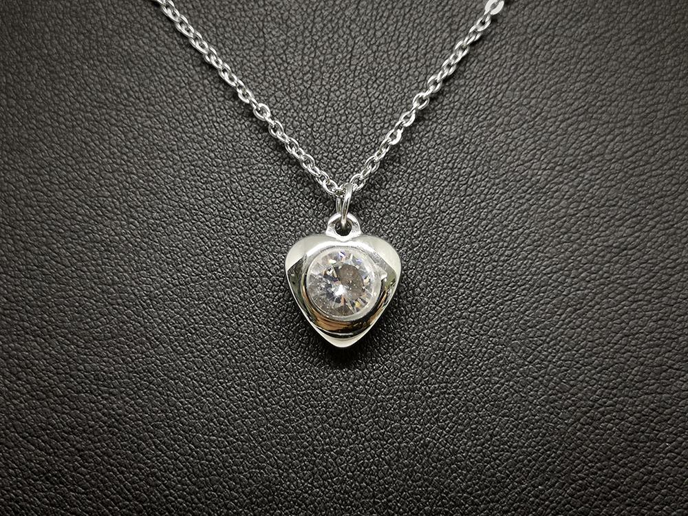 CJ Jewelry สร้อยคอแฟชั่นพร้อมจี้ สแตนเลสแท้ รหัส NS3 - N-group - ThaiPick