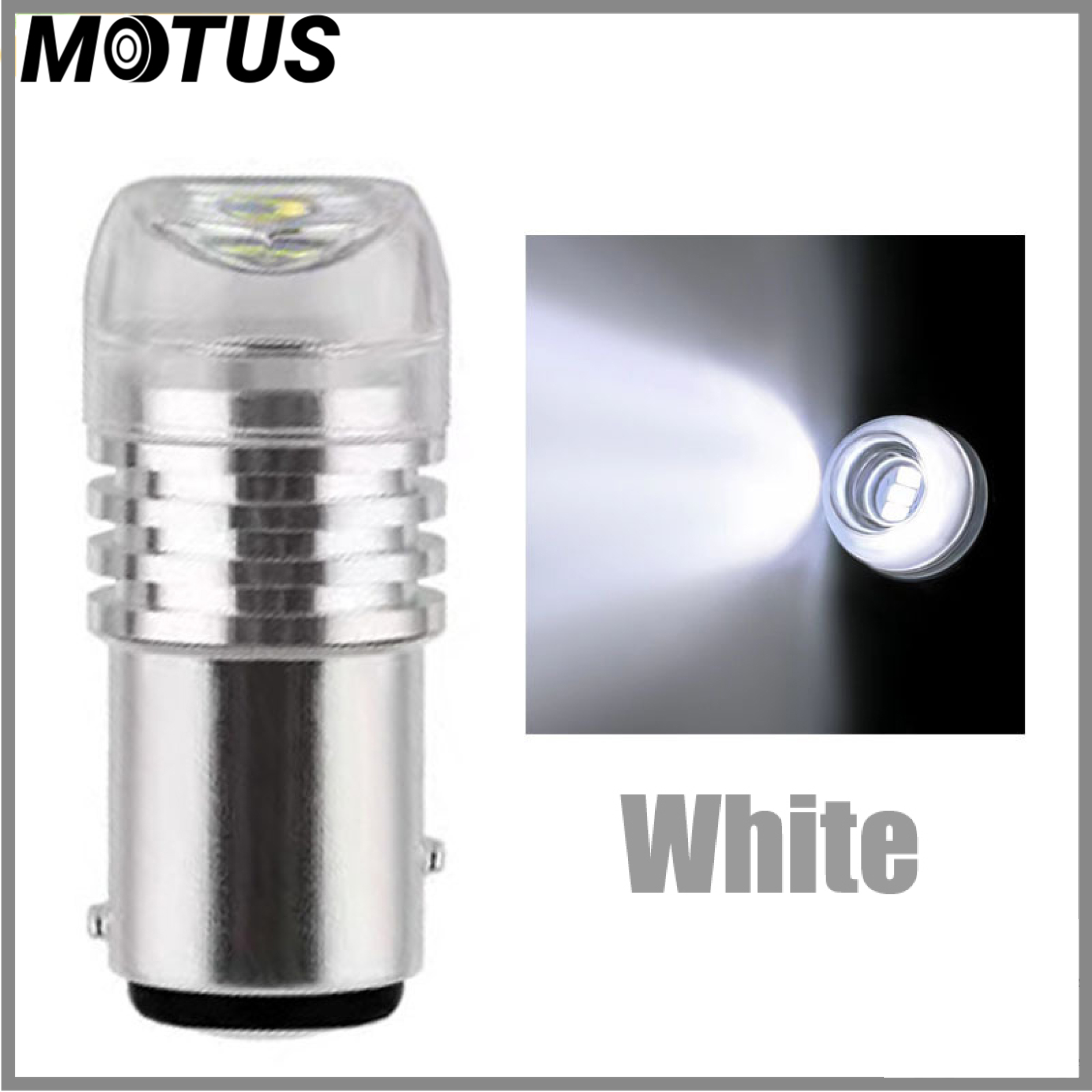 MOTUS 1ชิ้น กระพริบเร็ว ไฟเบรค ไฟท้าย LED สําหรับติดรถยนต์ มอเตอร์ไซ 12V 6W 3smd | Lazada.co.th