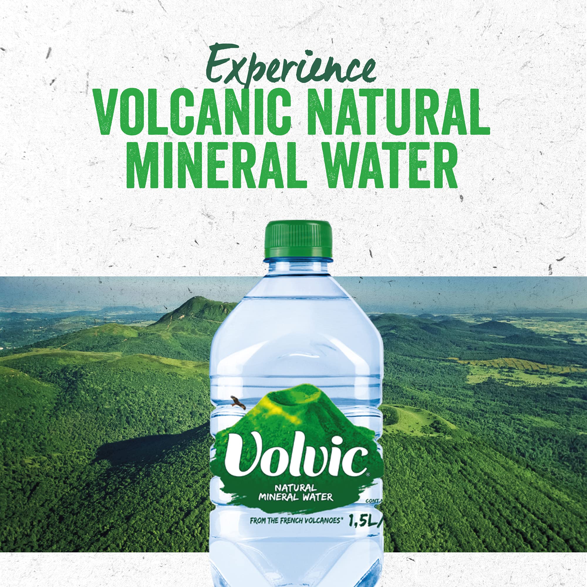 (3 ลัง72 ขวด)Volvic Natural Mineral Water PET 500 ml 24 bottles วอลวิค น้ำแร่ธรรมชาติ ขวดพลาสติก ...