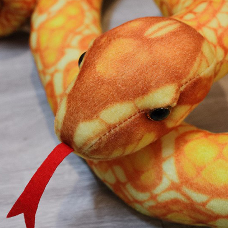 【Big Promotion】 Snake Plush Toy Soft Snake Whole Person Spoof Scary ...