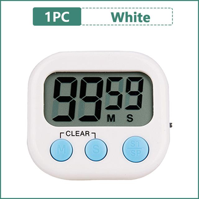 LCD Display Electronic Kitchen Timer Large Screen Electronic Timer ...
