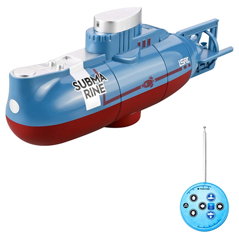 Mini RC Submarine Model Remote Control Boat Waterproof Diving Remote ...