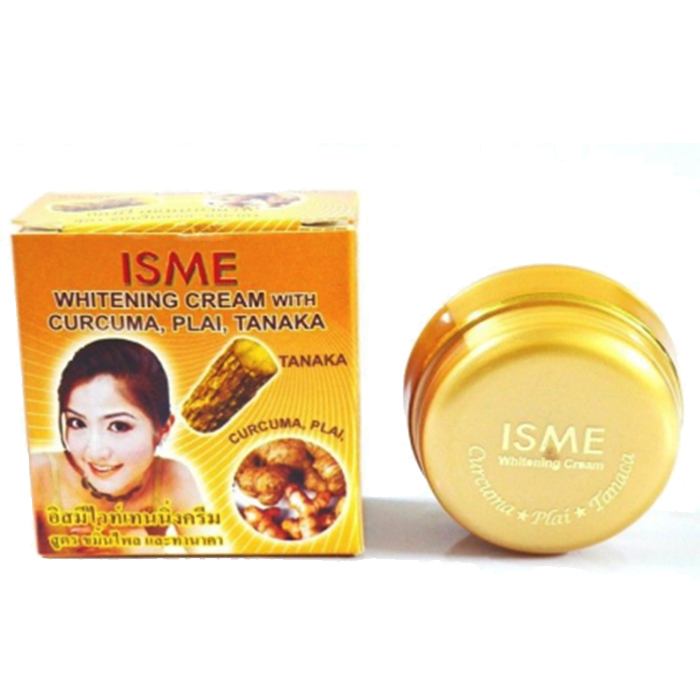 Whitening Cream Curcuma, Plai, Tanaka Isme (6 Pack) อิสมี ไวท์เทนนิ่งครีม - Ananas Market - ThaiPick