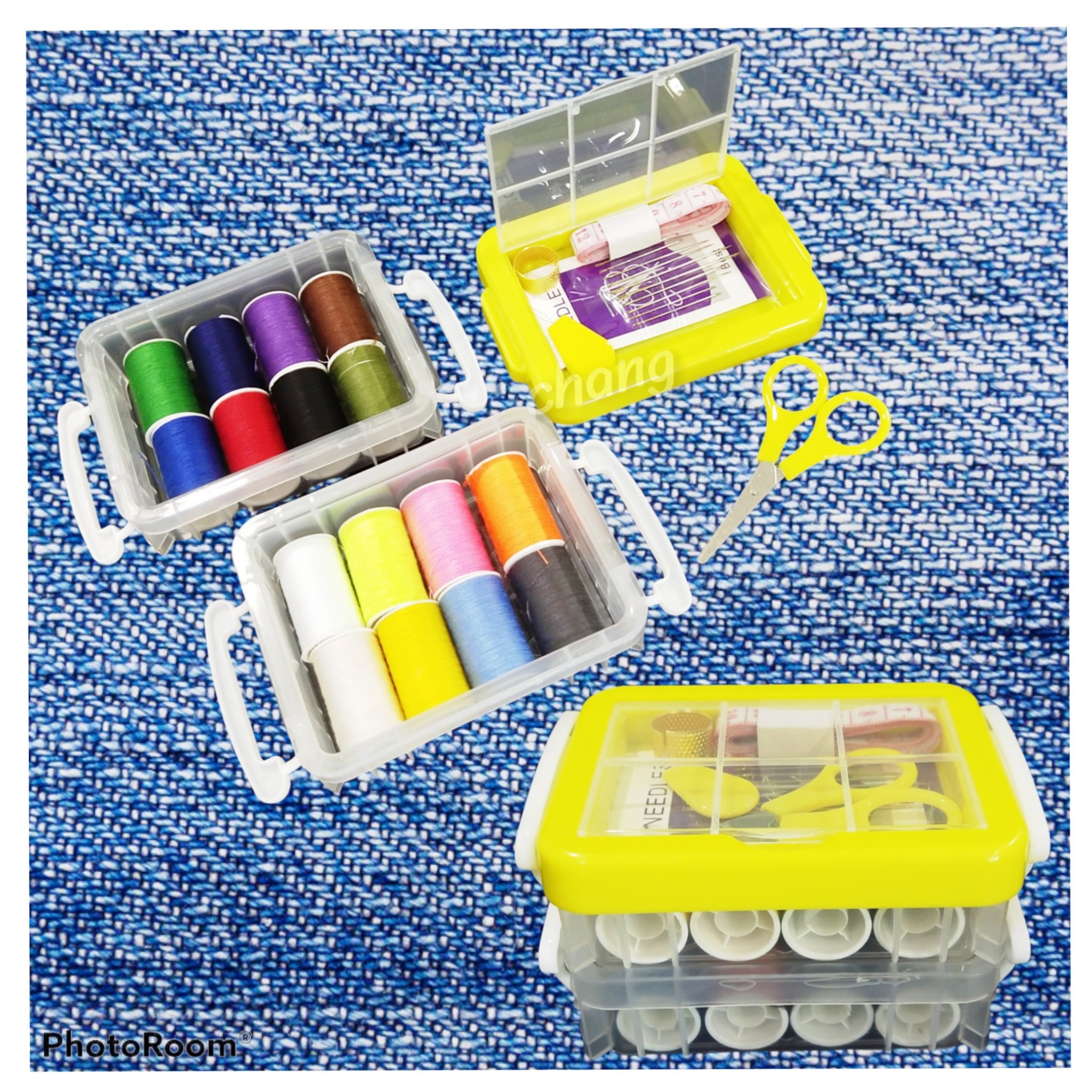 ชุดอุปกรณ์เย็บผ้า ด้าย เข็ม ครบเซ็ท ขนาดพกพา CH0670โปรดอ่านรายละเอียดก่อนสั่งซื้อค่ะ - chang999 ...