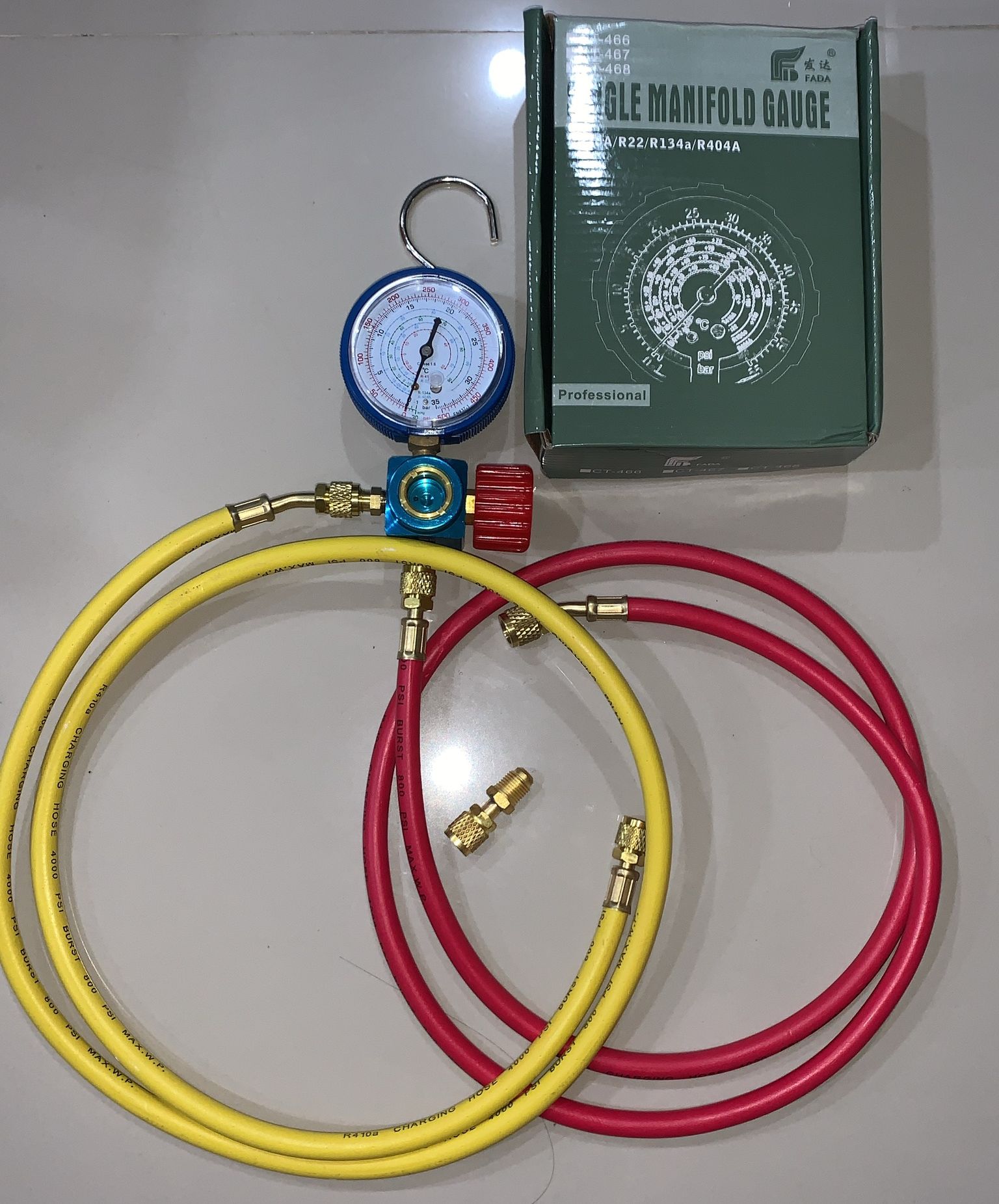 เกจเติมน้ำยาแอร์ R32 R410a R22 R134a ใช้ได้ทุกน้ำยา สินค้าคุณภาพ (ยี่ห้อ Fada) - ร้านอะไหล่แอร์ ...