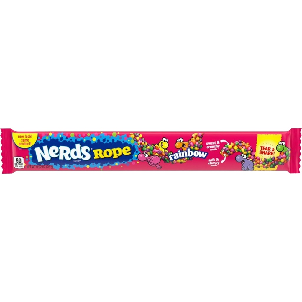 Nerds Rope Mini Box USA ทุกรส เยลลี่เชือกเคี้ยวหนึบ มีไส้ ยืดได้ ขนม ...