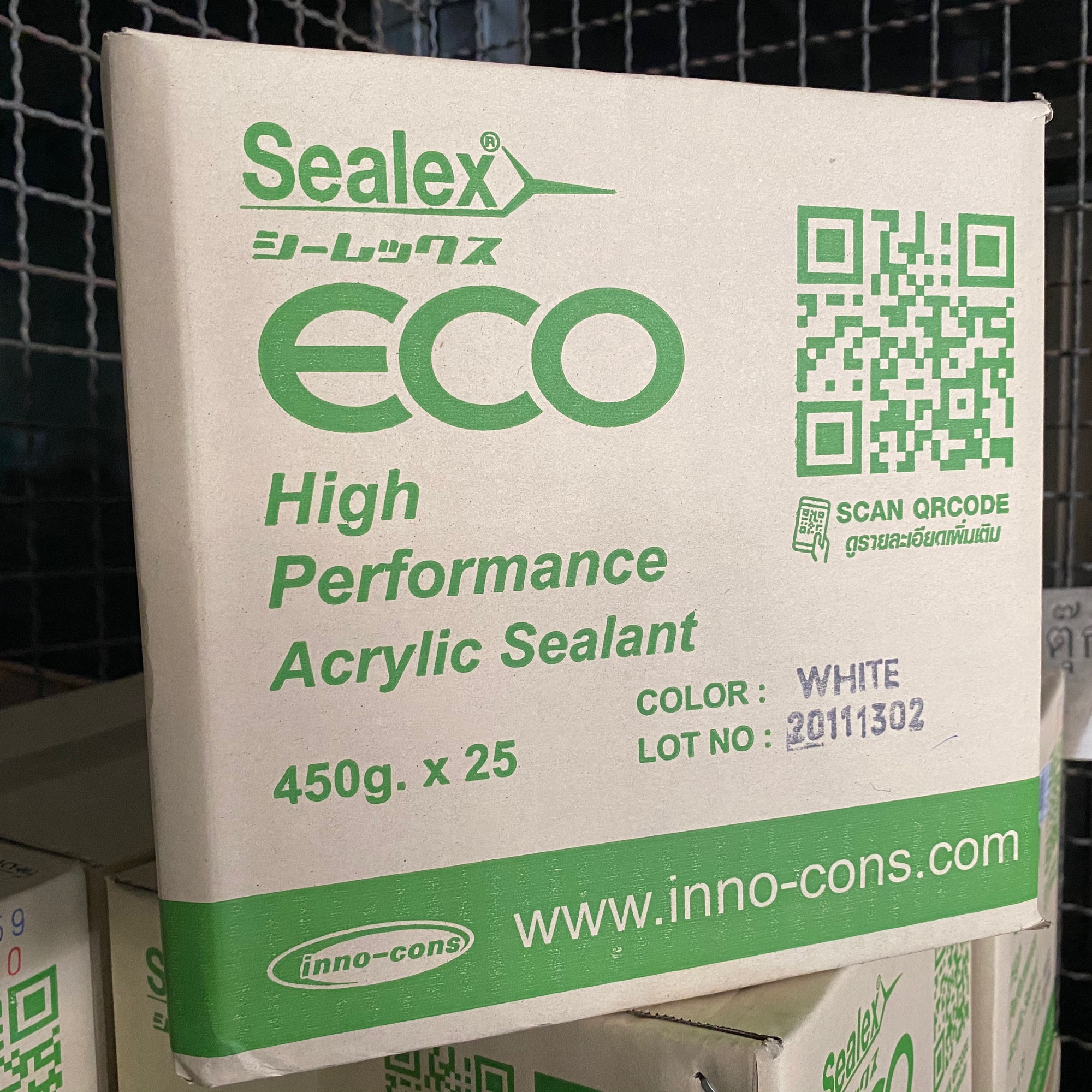 กาว Acrylic Sealex ECO อะครีลิคยาแนว 450 กรัม(25 หลอด/ลัง) | Lazada.co.th