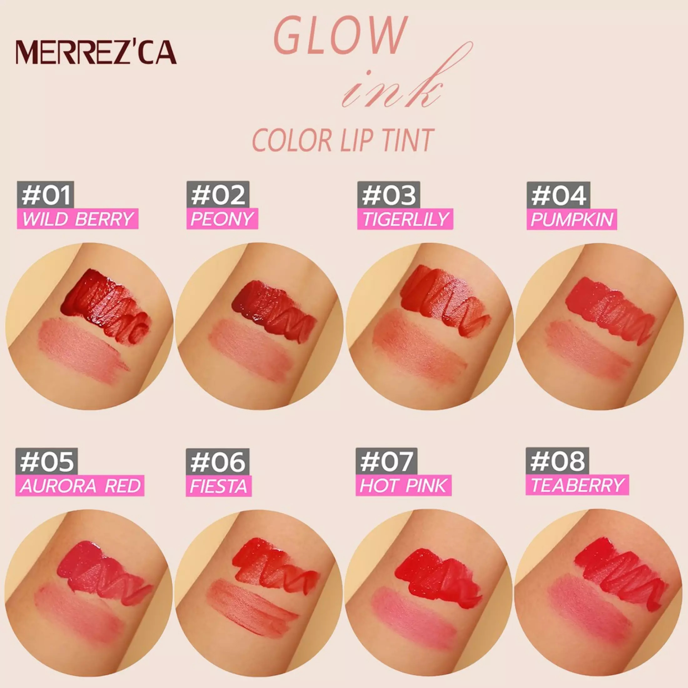 Merrezca Glow Ink Color Mini 1.5g - ONSON BEAUTY - ThaiPick