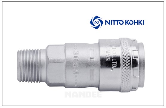 ข้อต่อสวมเร็ว NITTO KOHKI SM TYPE ONETOUCH คอปเปอร์ลม วันทัช ข้อต่อตัวเมีย เกลียวนอก ของแท้จาก ...