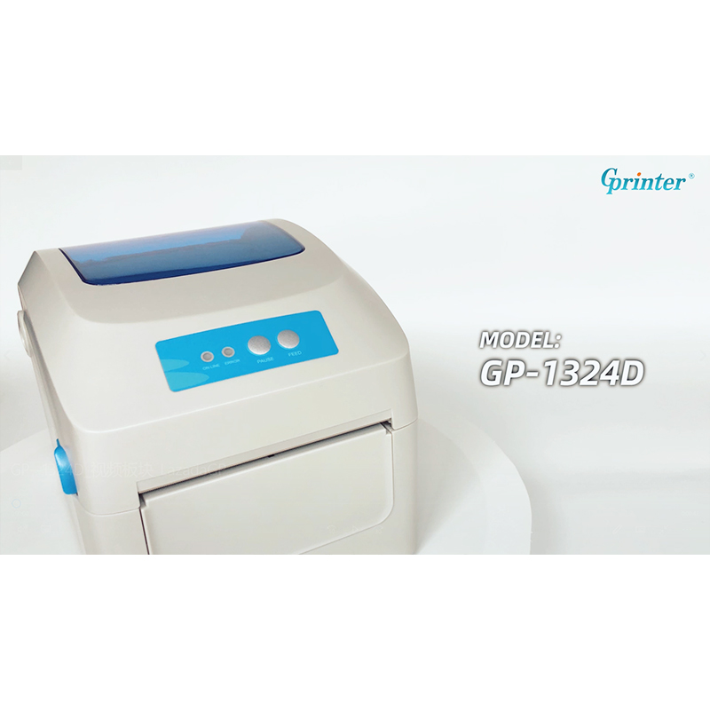 Gprinter GP-1324D Thermal printer เครื่องปริ้นฉลากสินค้า แบบเชื่อมต่อ USB ปริ้นใบปะหน้า ที่อยู่ ...