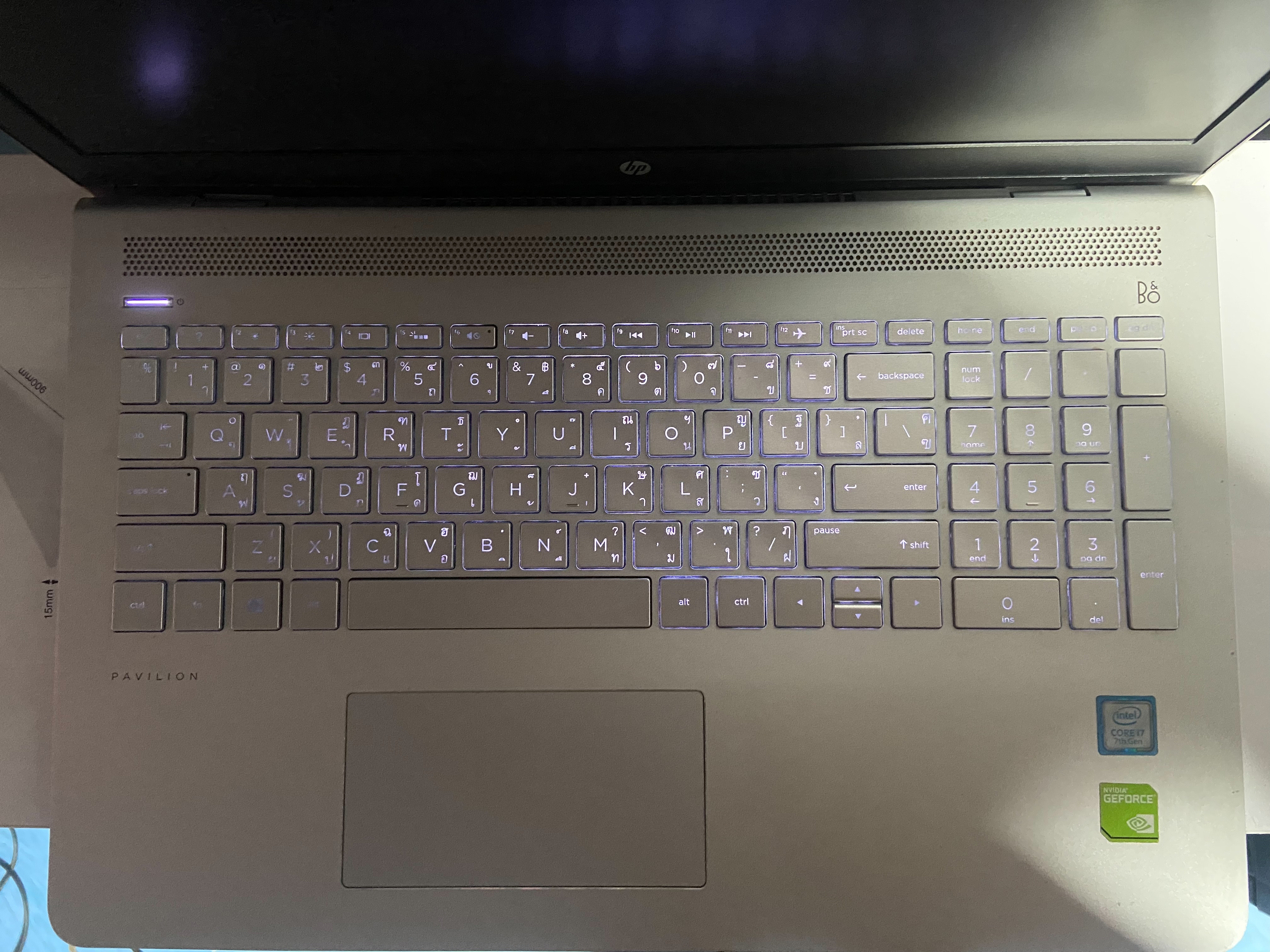 โน๊ตบุ๊ค Hp Pavilion 15 Intel Core i7-7500U การ์ดจอแยก GT 940MX ลื่นๆ ...