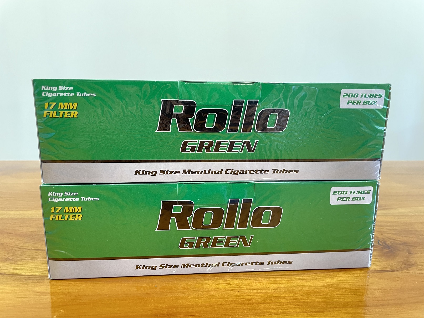 ส่งฟรี! ใหม่ หลอดเปล่า โรลโล่ แบบเขียว (เย็น) Rollo Green Menthol ขนาด ...