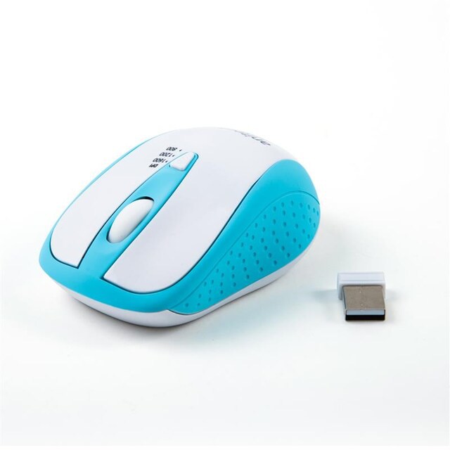 (ของแท้) ANITECH Soft Click Wireless Mouse W214-BL เม้าส์ไร้สาย - Noo ...