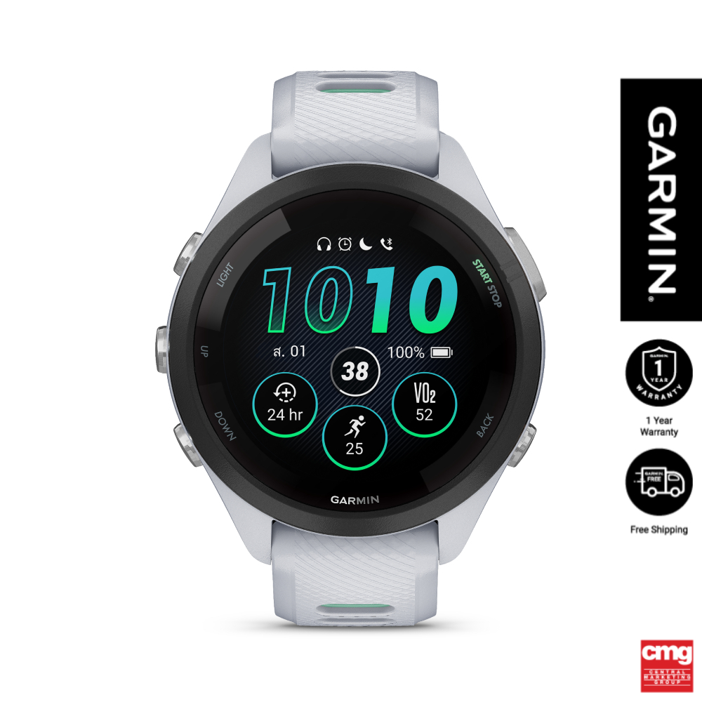 Garmin Forerunner 265 Music การ์มิน สมาร์ทวอทช์วิเคราะห์การวิ่ง [GARMIN ...