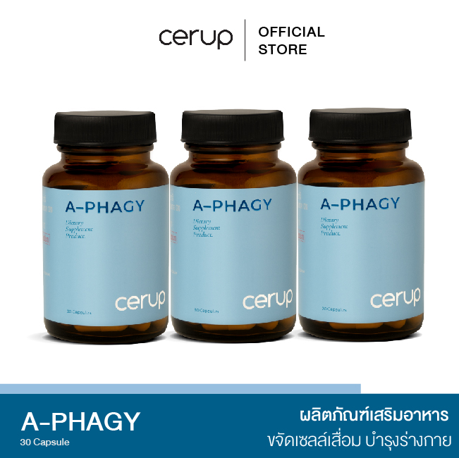 Cerup A-Phagy (เอ-ฟาจี้) ผลิตภัณฑ์เสริมอาหาร เสริมสร้าง Autophagy บรรจุ ...