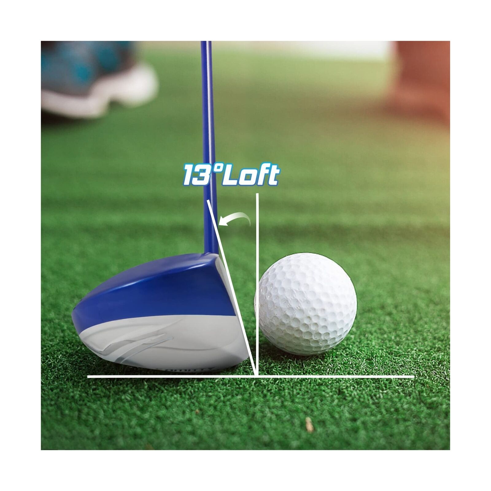 ไม้ฝึกซ้อม ไม้วอร์มอัพไดรเวอร์ก้านนิ่ม Kamitty 45 (DVK001) Kamitty Golf ...