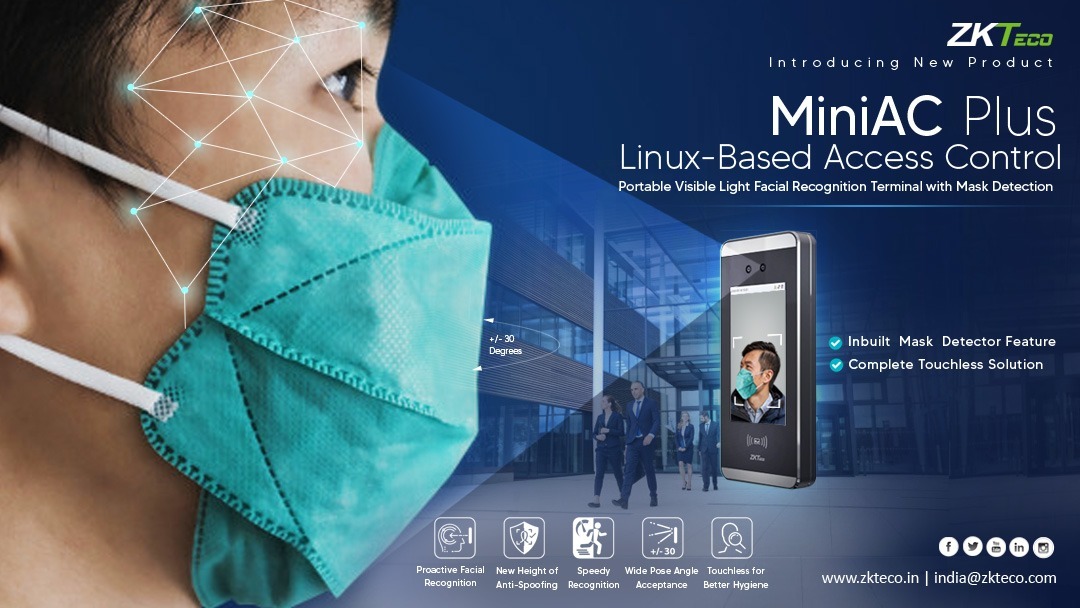 HIP CiF69S (Touch) สแกนใบหน้า ลายนิ้วมือ บัตรคีย์การ์ด ส่งบันทึกเวลา ...